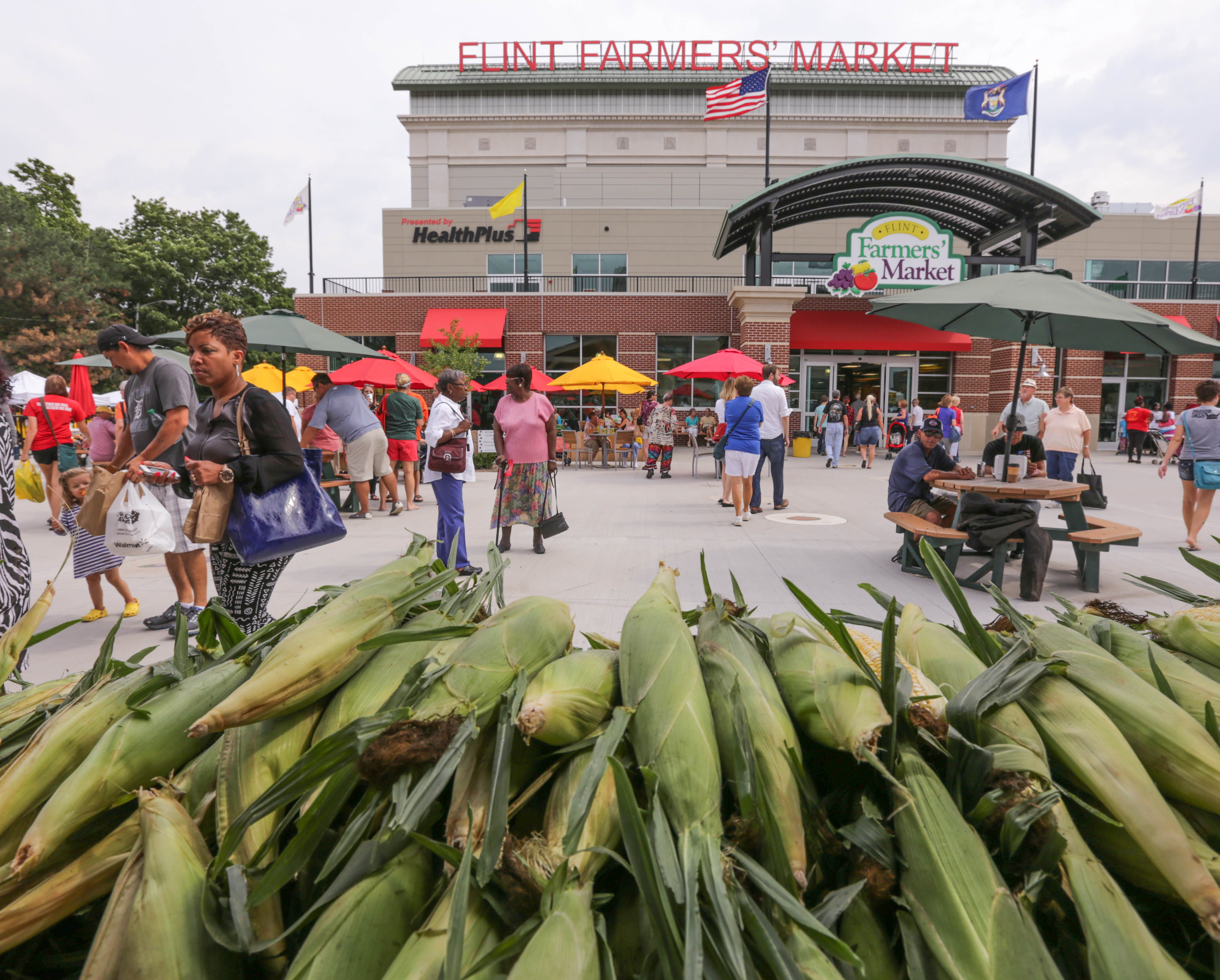 Flint Farmers Market Logo Who Let The Dogs Out? DuVall's Dogs Opens In